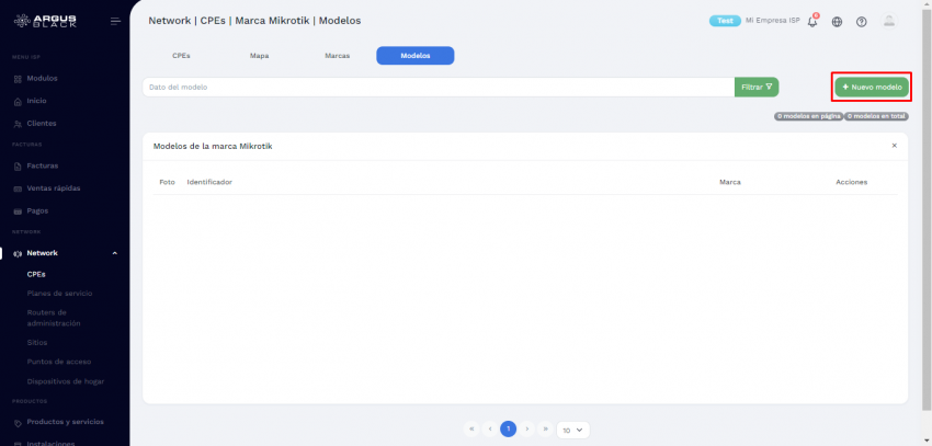 Cómo registrar un CPE – Documentación de Argus Black